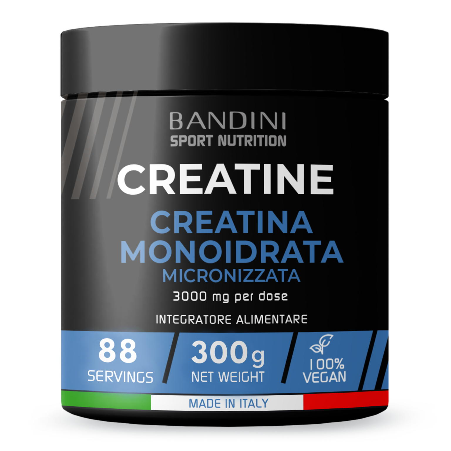 Creatina in polvere da 300 g - Mercurio Free - Per Palestra & Sport