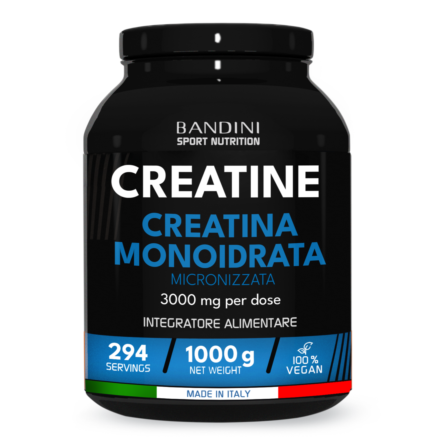Creatina in Polvere Micronizzata da 1 kg - Per palestra e sport
