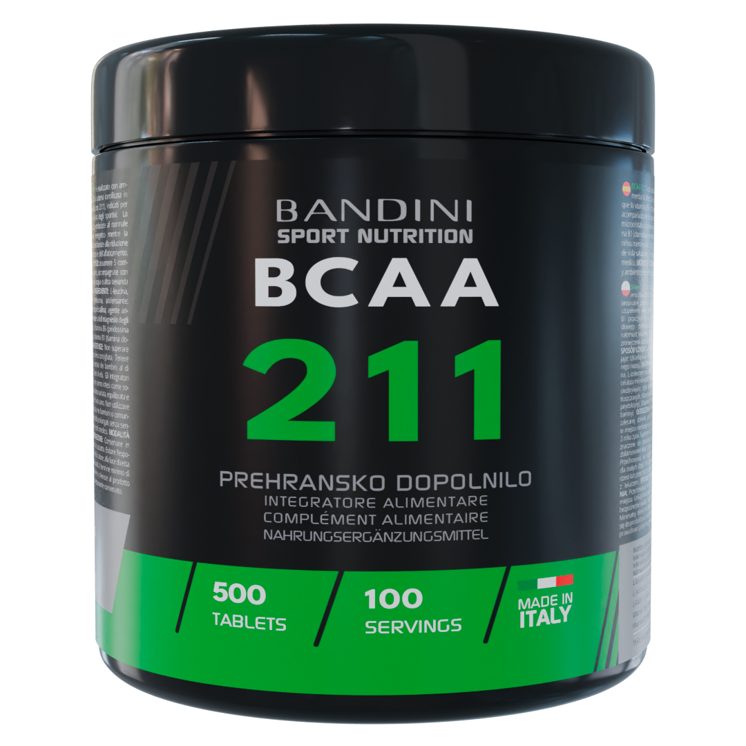 BCAA 2:1:1 | 500 tablet | Med vadbo, pred vadbo, po vadbi