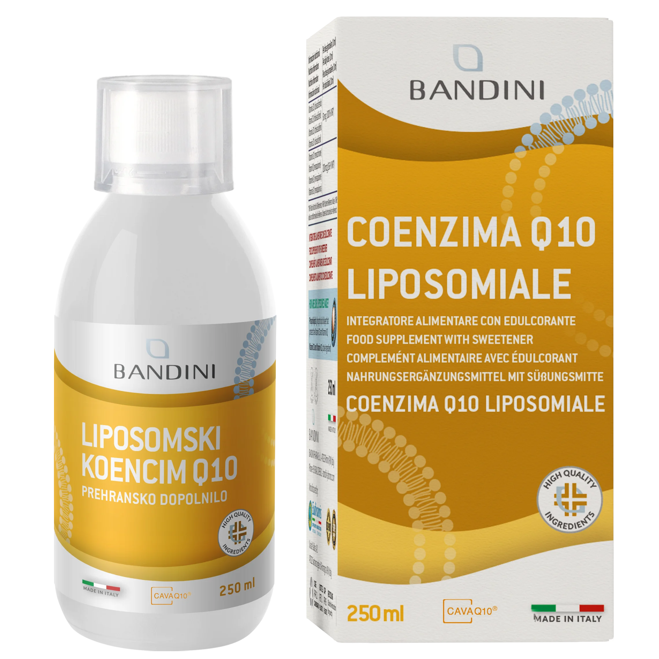 Koencim Q10 tekoč | Liposomska formula | Visoka absorpcija