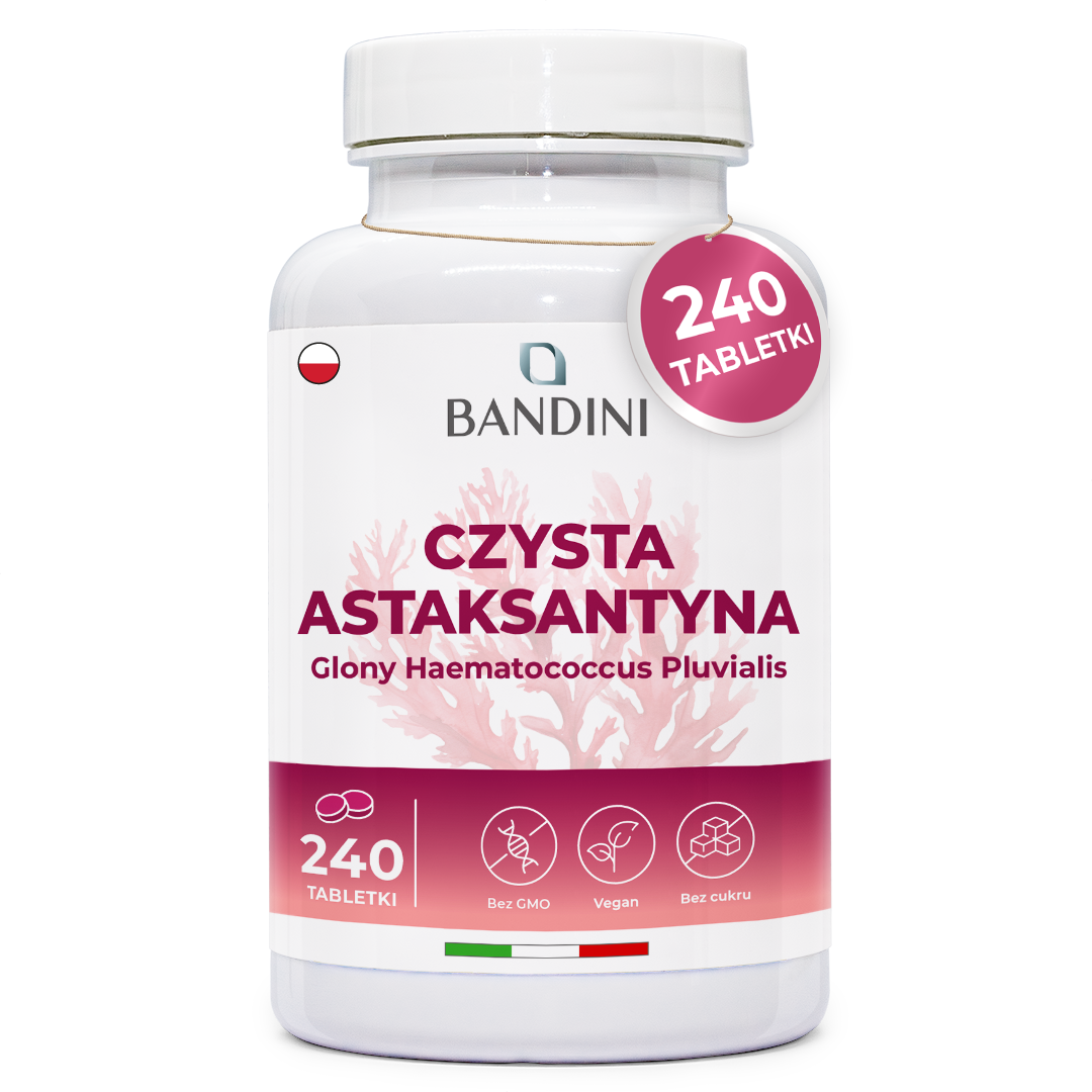 Astaksantyna 8 mg 240 tabletek - Naturalny przeciwutleniacz