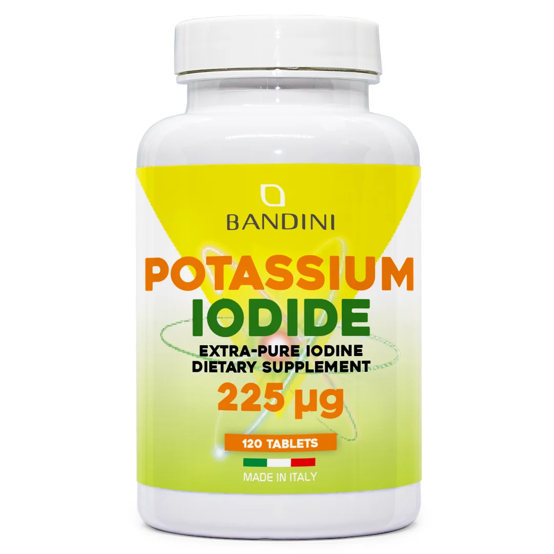 Iodio KI Puro 120 compresse di ioduro di potassio ad alto dosaggio